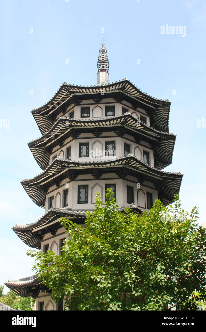Chinese Temple Style Building Design During the Day Stock Photo - Alamy