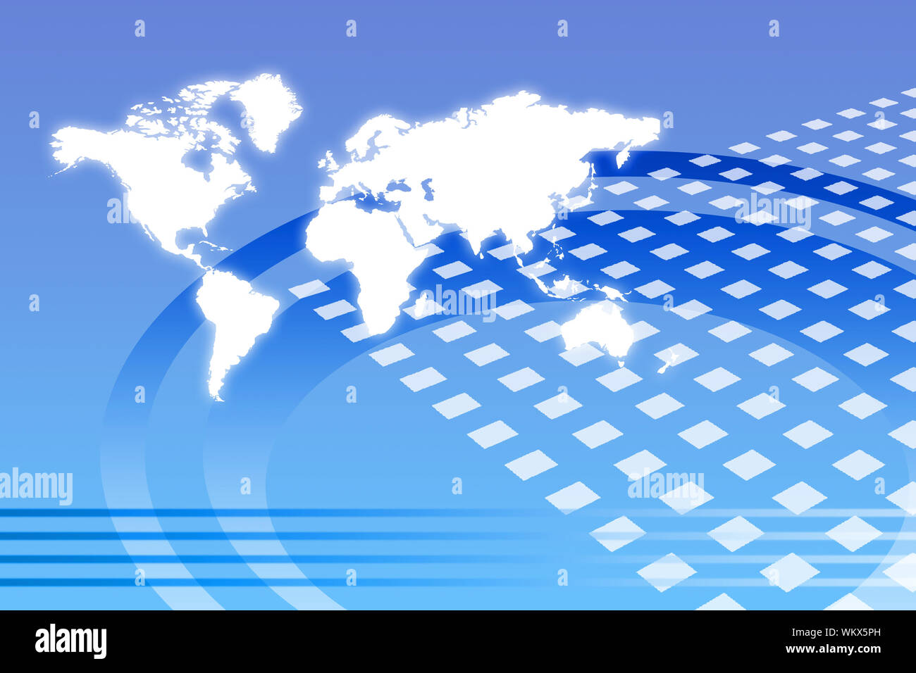 Corporate Worldwide Growth Abstract Background With Map Stock Photo - Alamy