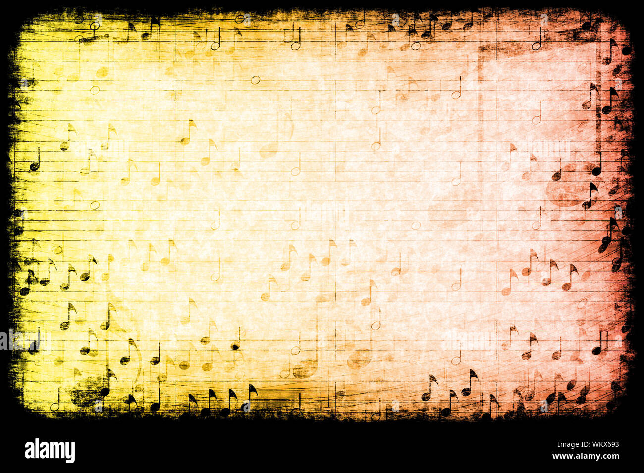 Music Themed Abstract Grunge Background Stock Photo - Alamy