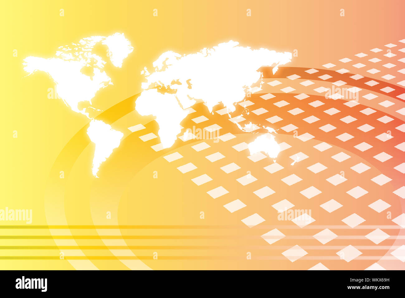 Corporate Worldwide Growth Abstract Background With Map Stock Photo - Alamy