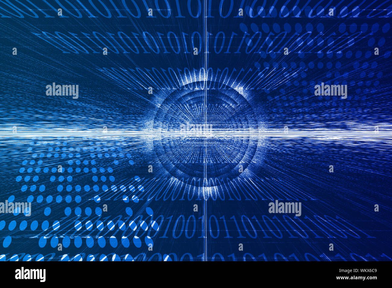Futuristic Technology Data Flow Color Digital Abstract Stock Photo - Alamy