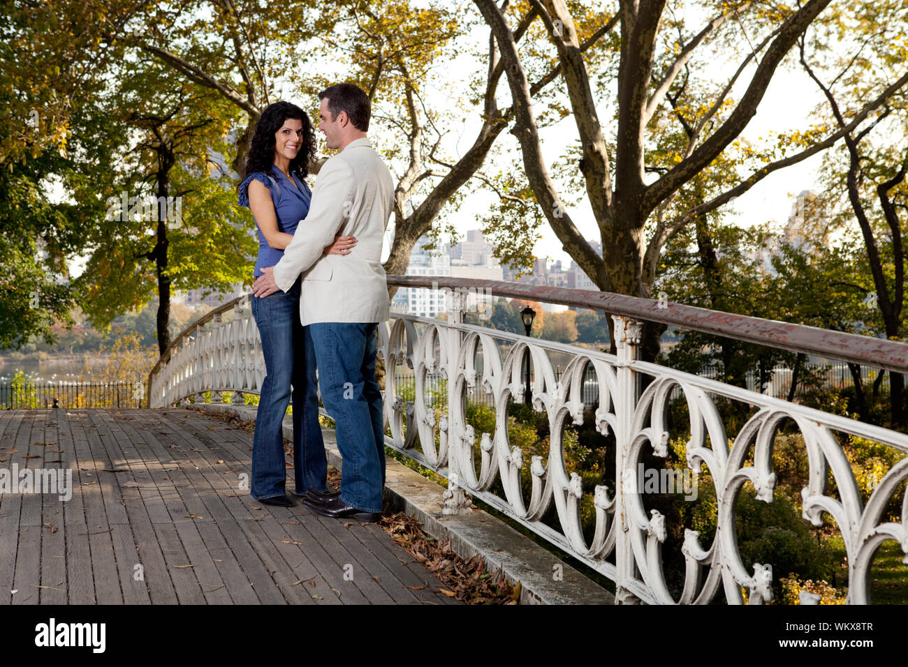 Park Couple Love Stock Photo - Alamy