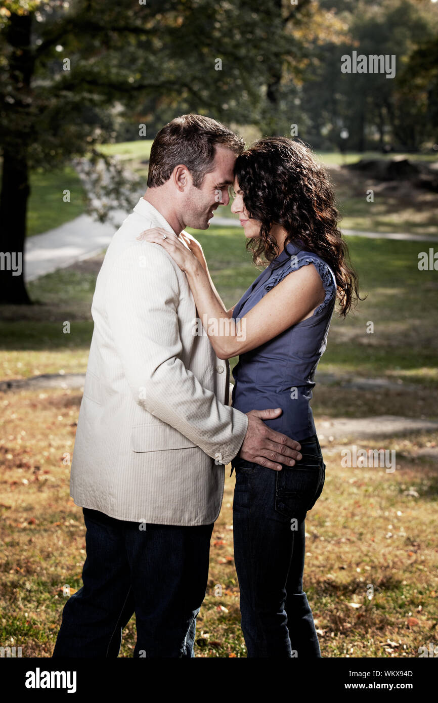 Close Couple Portrait Stock Photo - Alamy