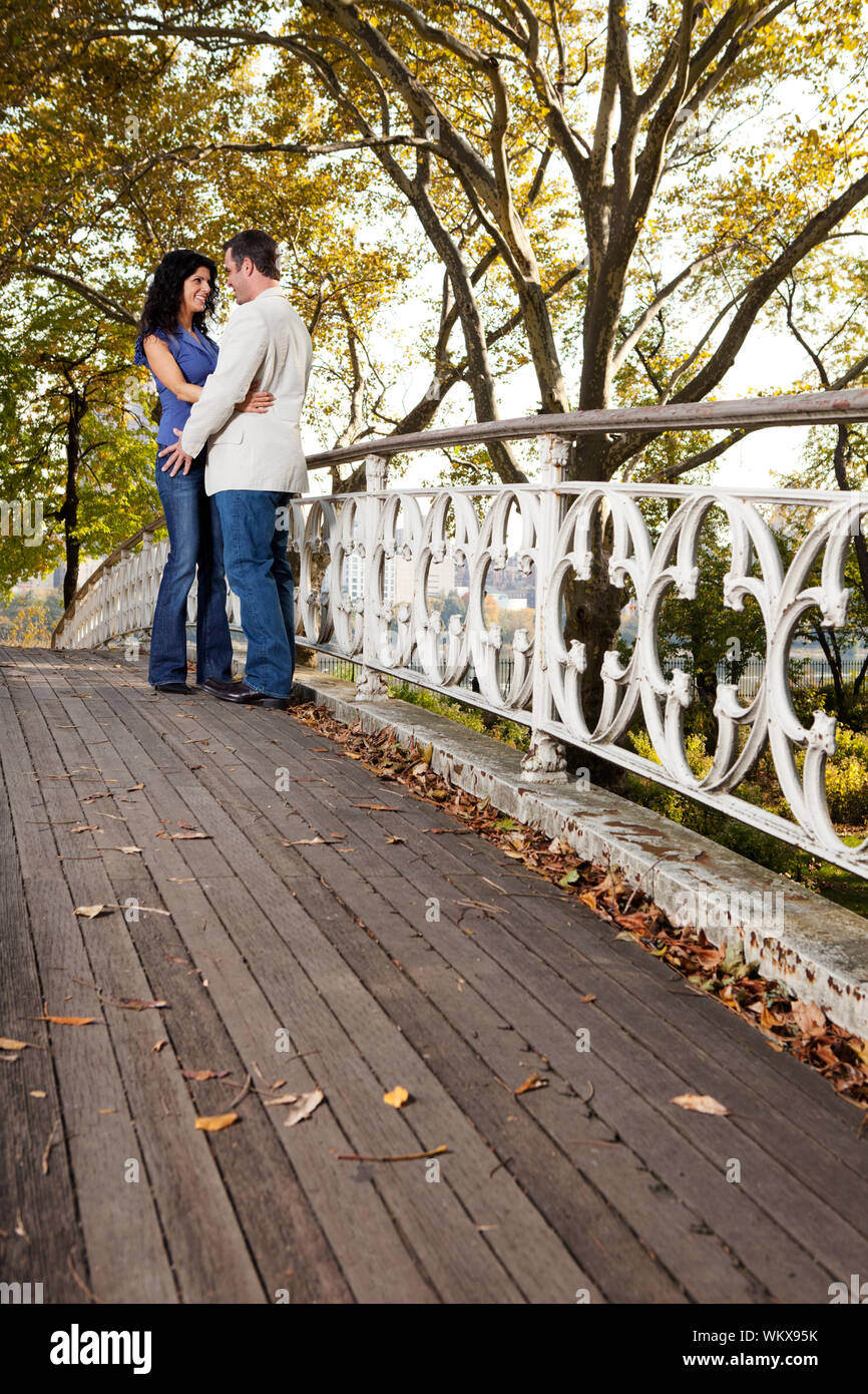 Park Couple Love Stock Photo - Alamy