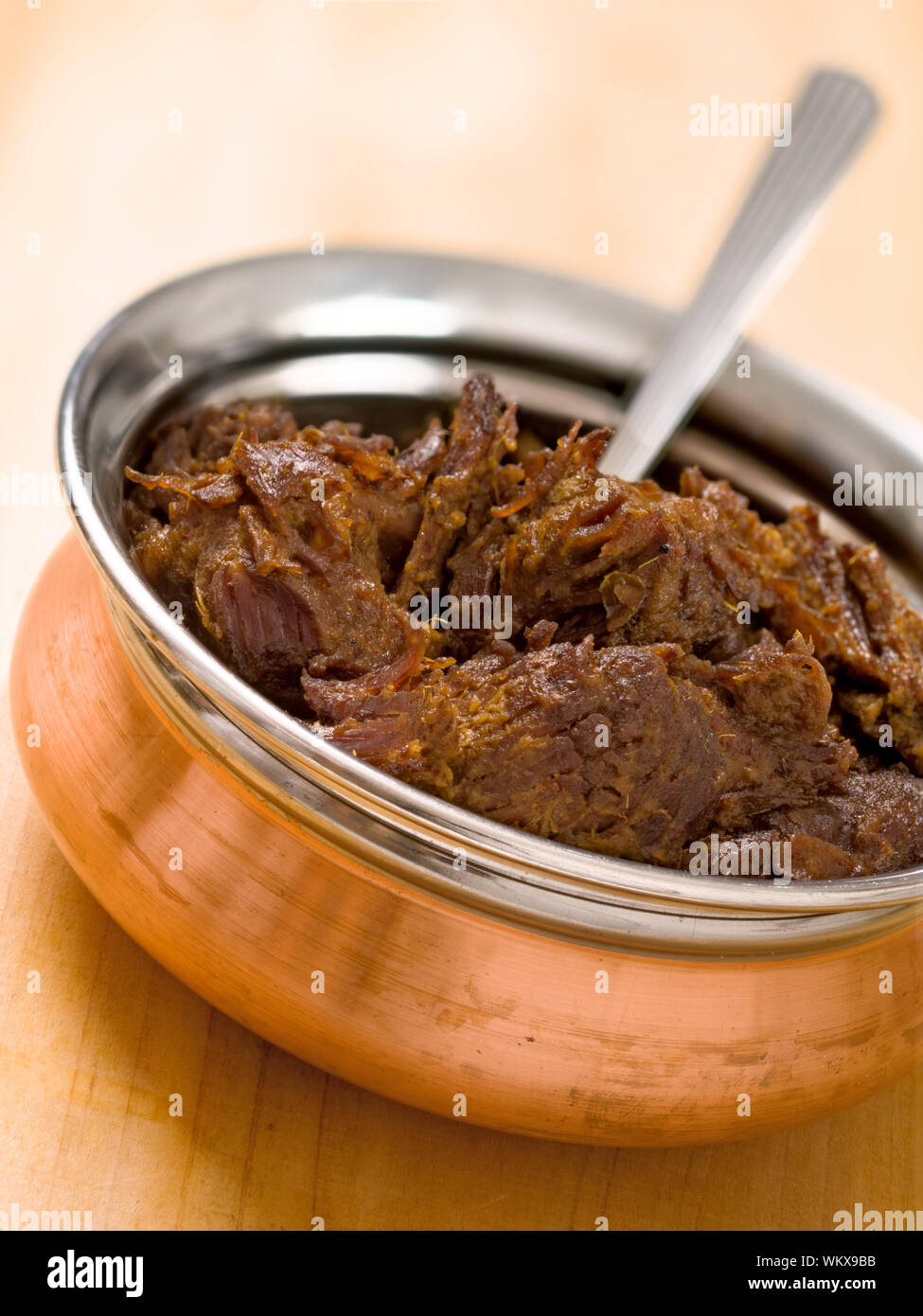 close up of a bowl of spicy beef rendang Stock Photo - Alamy