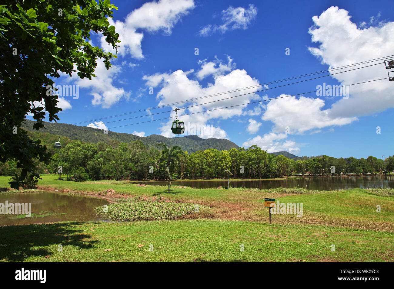 Kuranda / Australia - 05 Jan 2019: The cable car in Kuranda, Cairns ...
