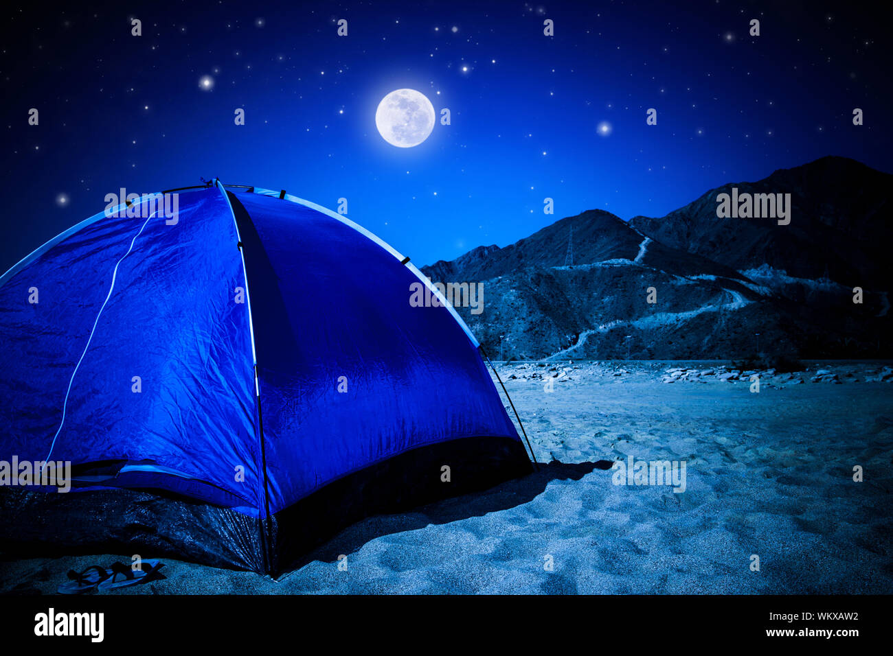 Beach camp beach camp hi-res stock photography and images - Alamy