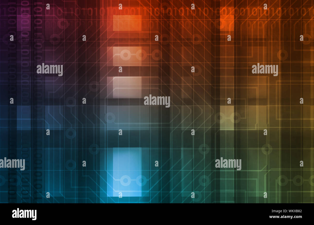 Futuristic vision pattern hi-res stock photography and images - Alamy