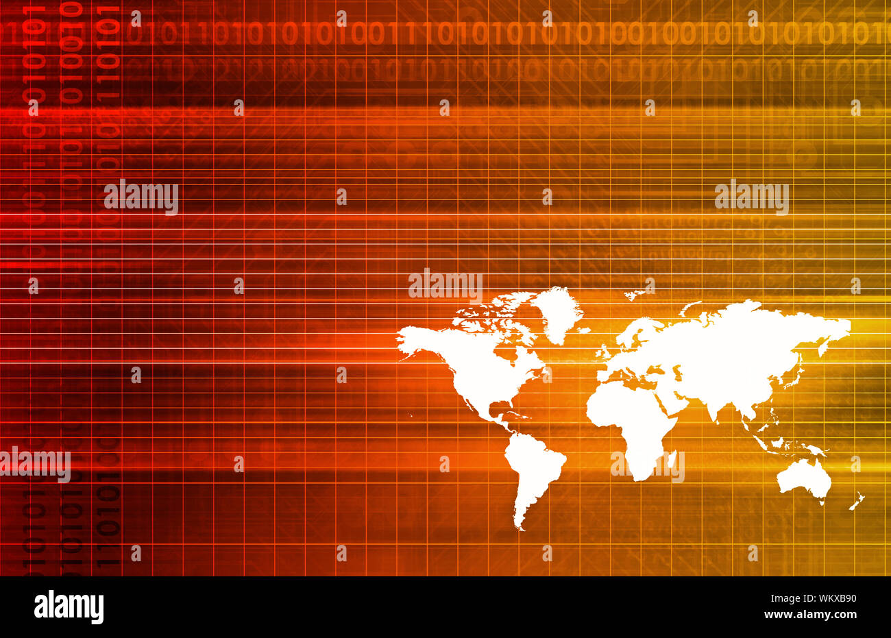 Scientific Research Concept as Futuristic Technology Abstract Stock ...