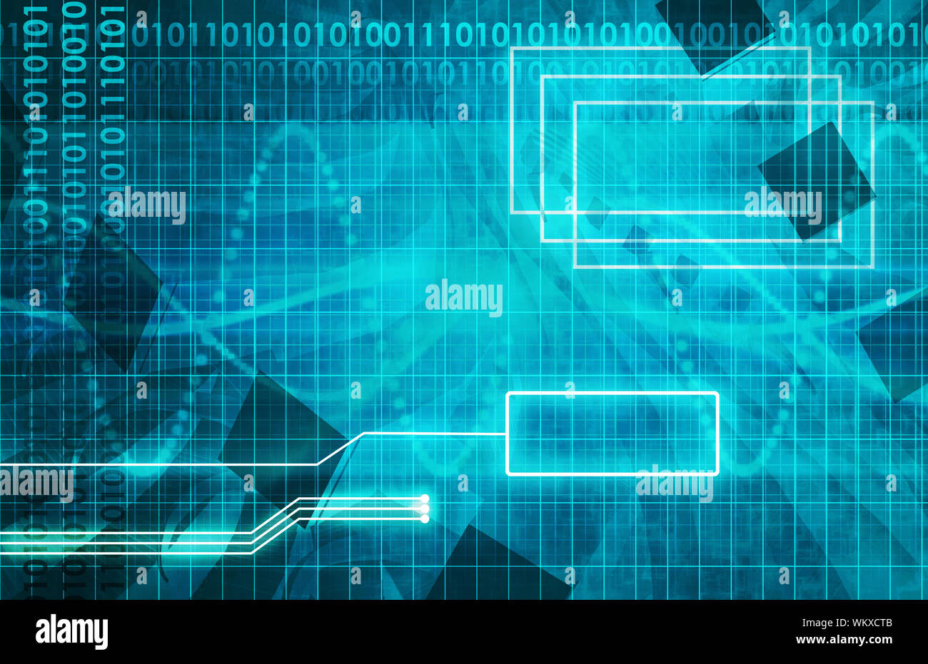 Pharmaceutical Manufacturing as a Modern Concept Abstract Art Stock ...