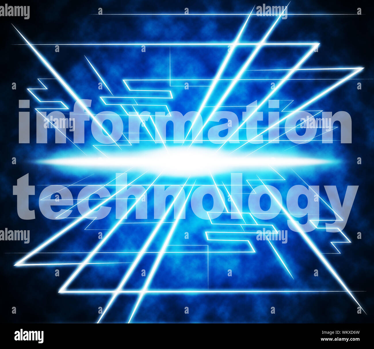 Information Technology Meaning Support Advisor And Help Stock Photo - Alamy