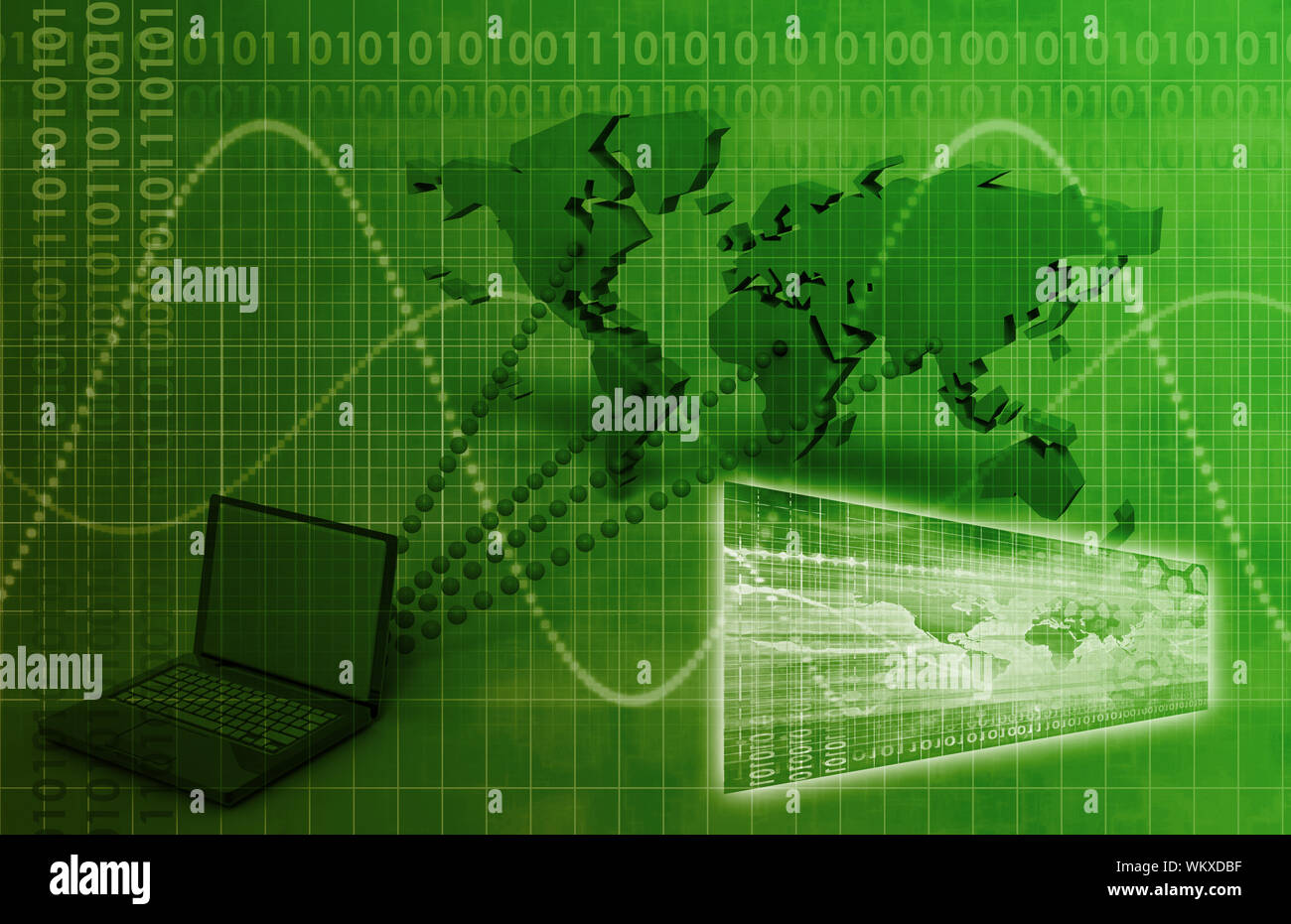 Worldwide Computer Connectivity Stock Photo - Alamy