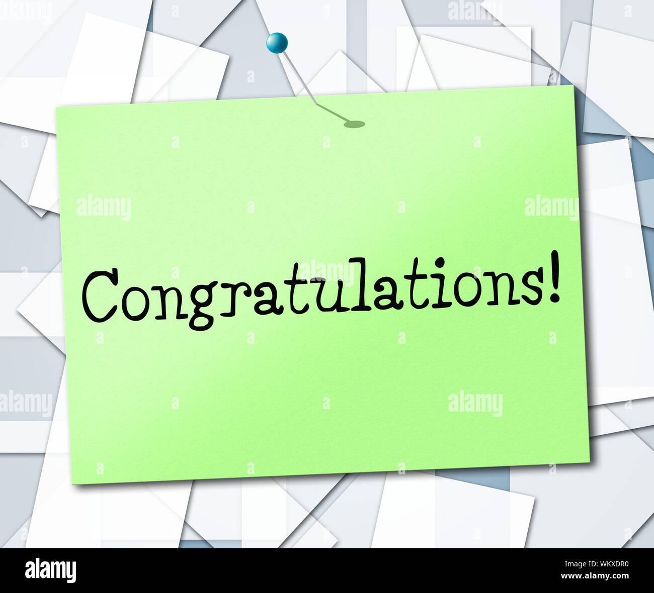 Sign Congratulations Indicating Succeed Success And Signboard Stock ...