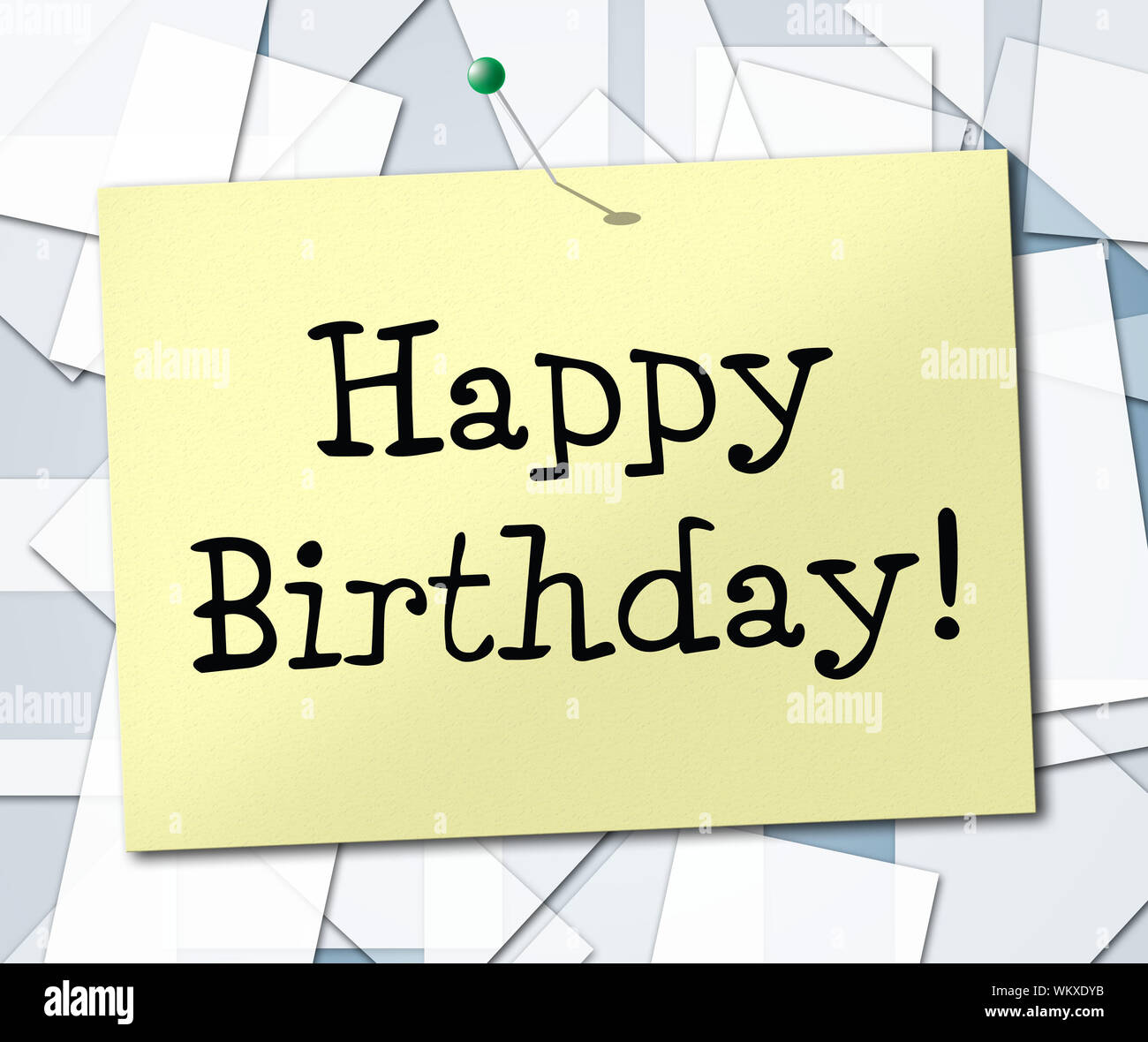 Happy Birthday Meaning Congratulation Greeting And Greetings Stock ...