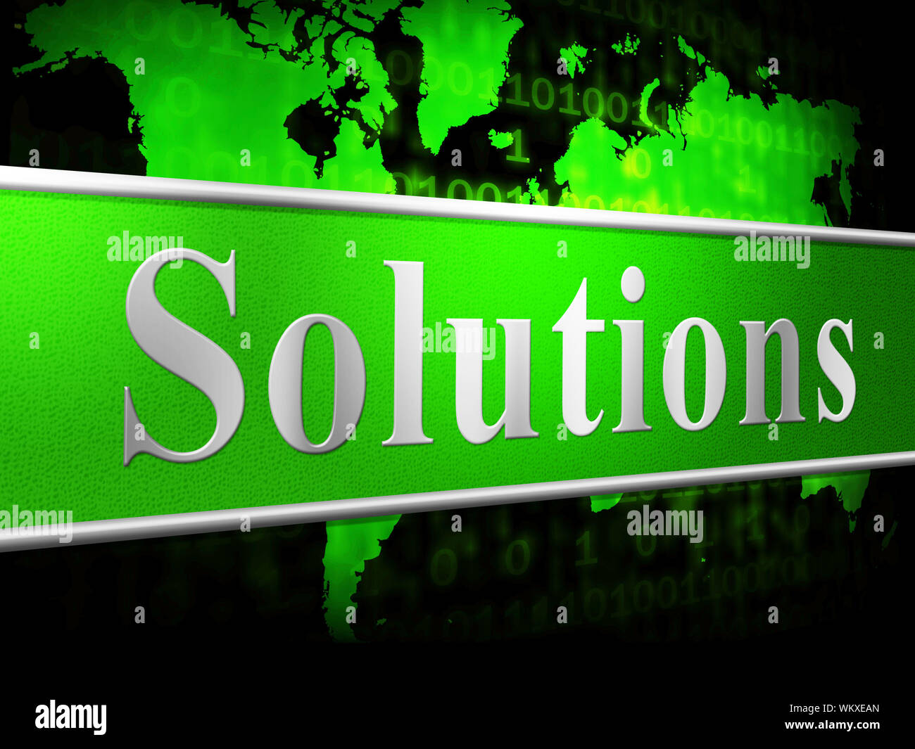 Solutions Solution Indicating Achievement Solved And Resolution Stock ...