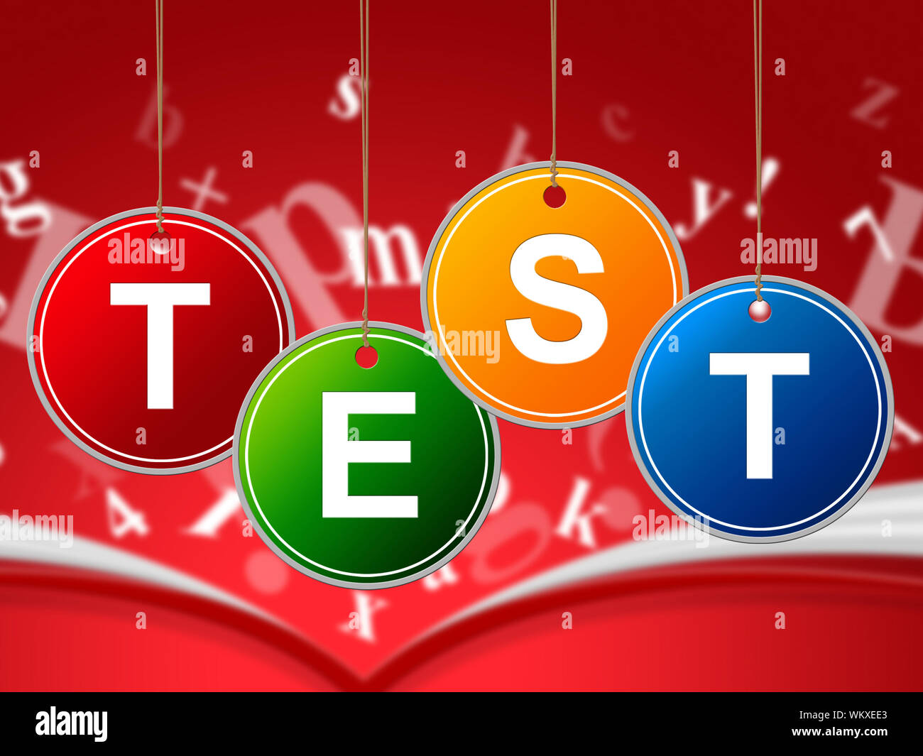 Exam Education Meaning Exams Training And Learned Stock Photo - Alamy