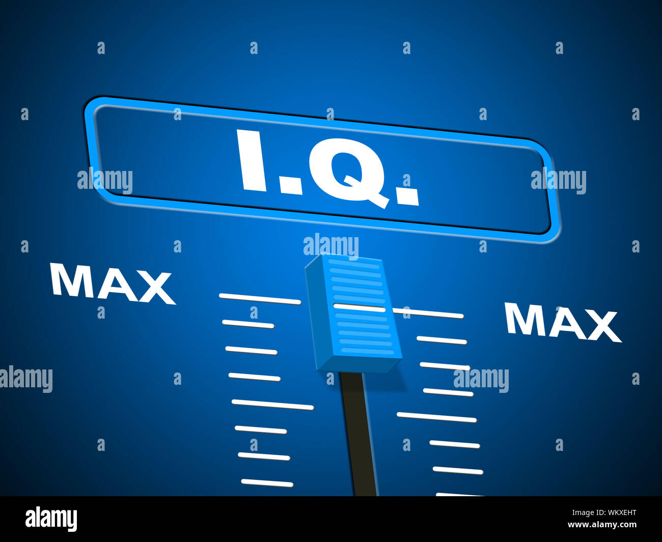 Intelligence Iq Representing Intellectual Capacity And Intelligent ...