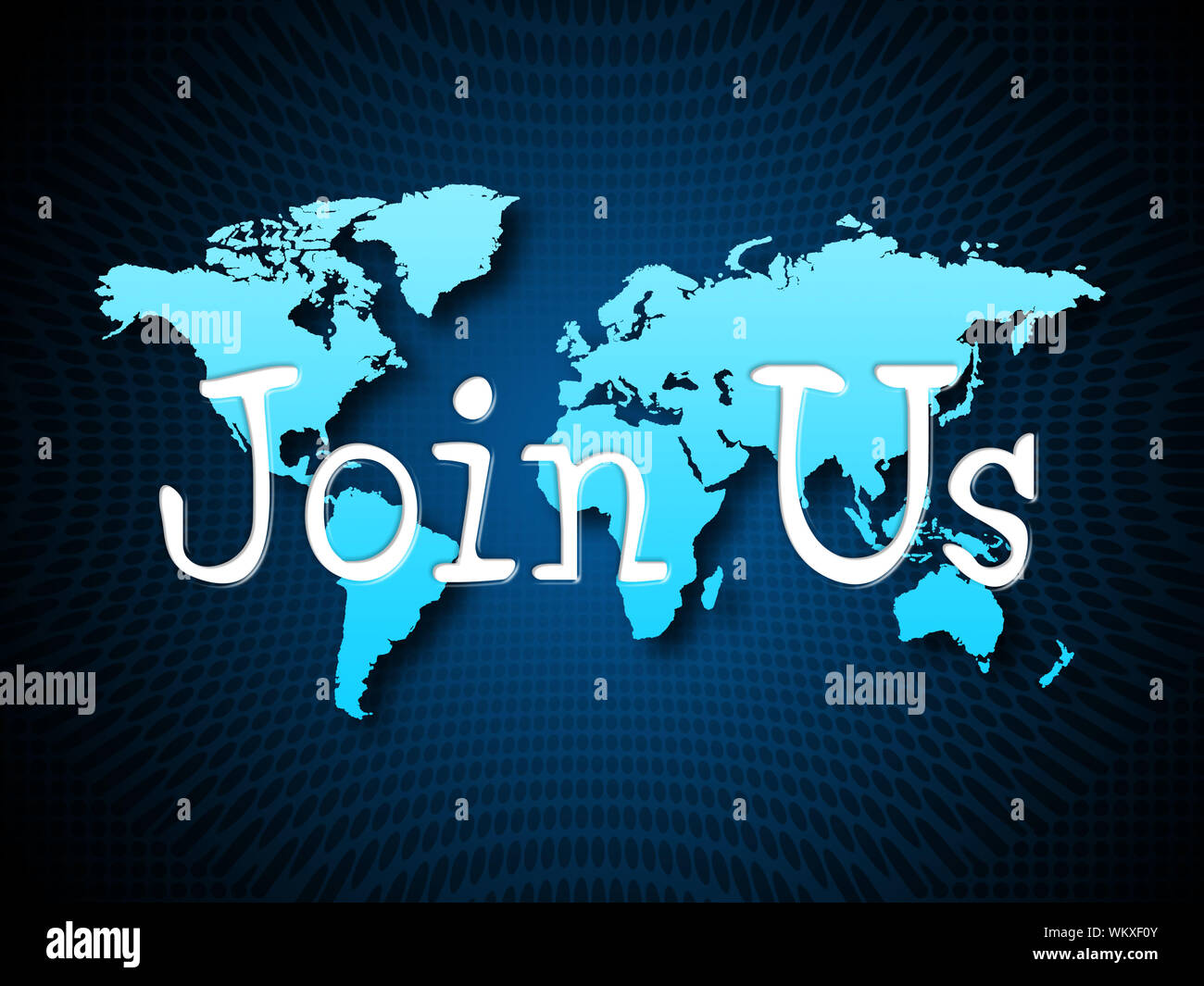 Join Us Representing Sign Up And Registration Stock Photo - Alamy