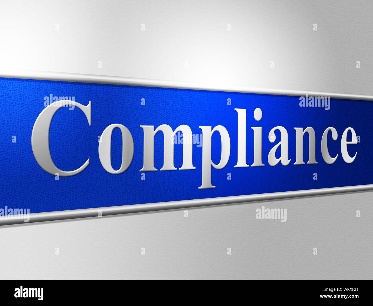 Agreement Compliance Representing Laws Obedient And Conform Stock Photo ...