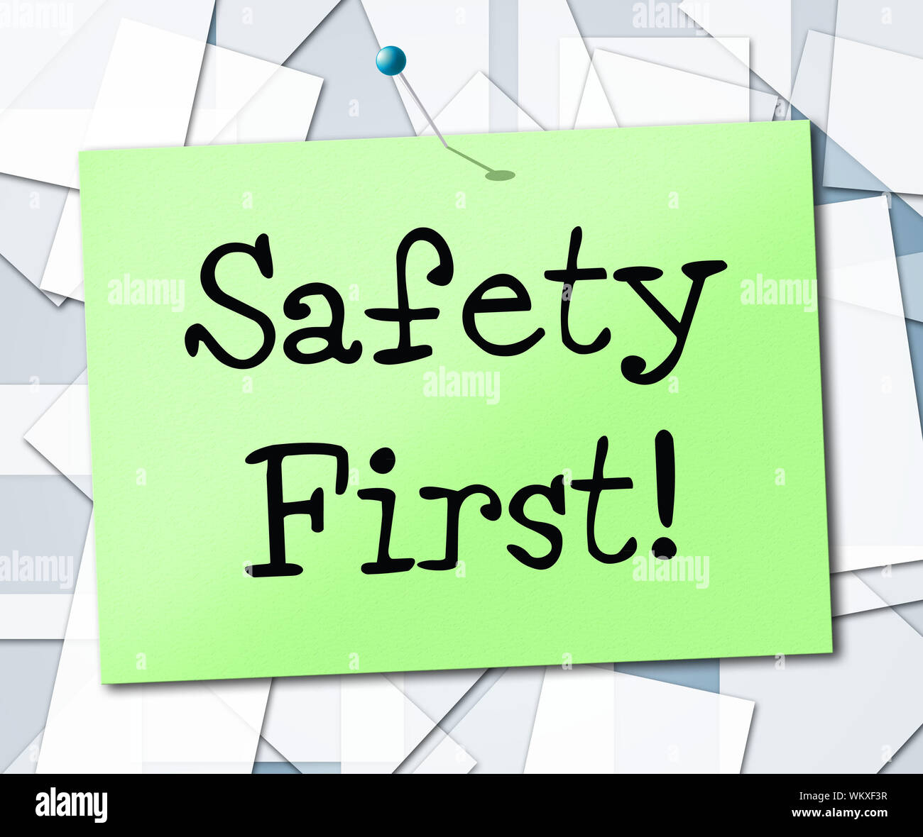 Safety First Representing Protect Security And Secure Stock Photo - Alamy