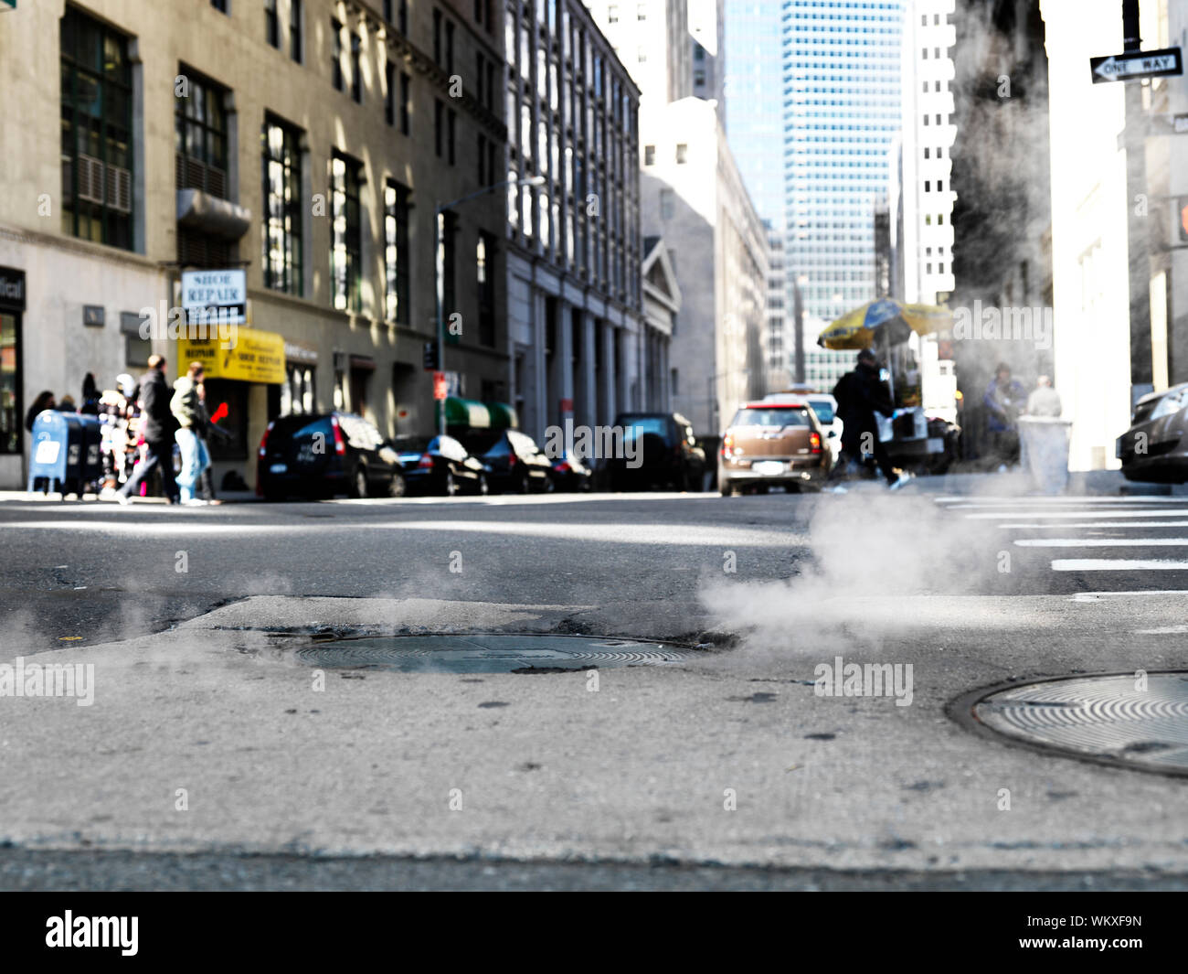 Steam Manhole High Resolution Stock Photography and Images - Alamy
