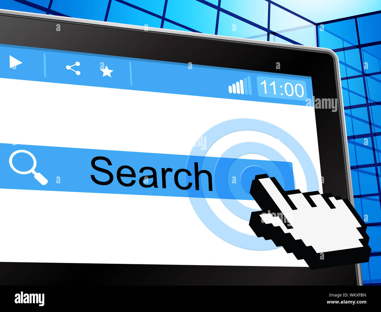 Search Online Meaning World Wide Web And Gathering Data Stock Photo - Alamy