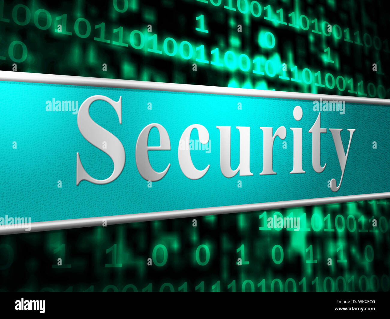 Secure Security Showing Protected Secured And Password Stock Photo - Alamy