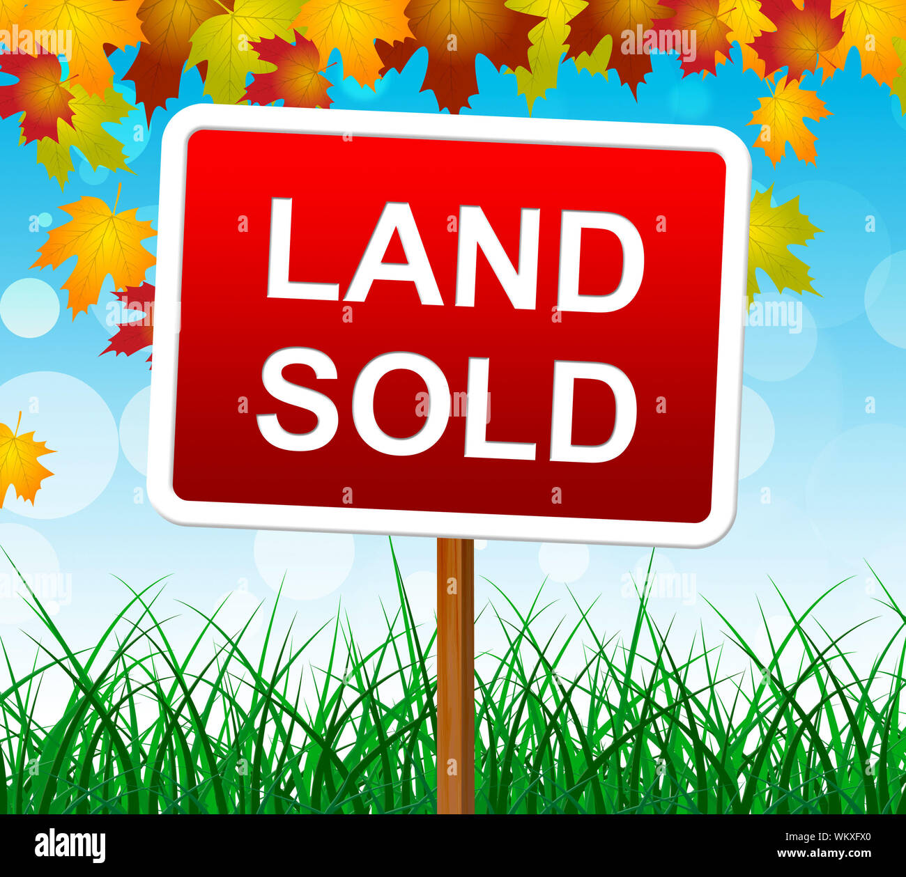 Plot of land sold hi-res stock photography and images - Alamy