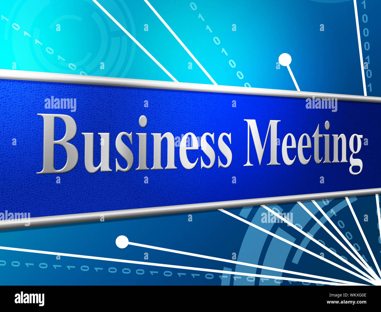 Meetings Business Representing Talk Commercial And Corporate Stock ...