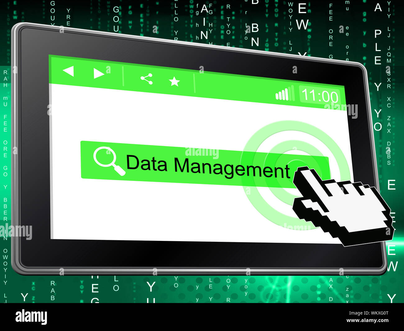 Management Data Showing Managing Company And Directorate Stock Photo ...
