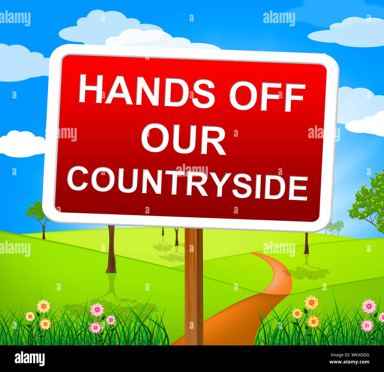 Hands off countryside hi-res stock photography and images - Alamy