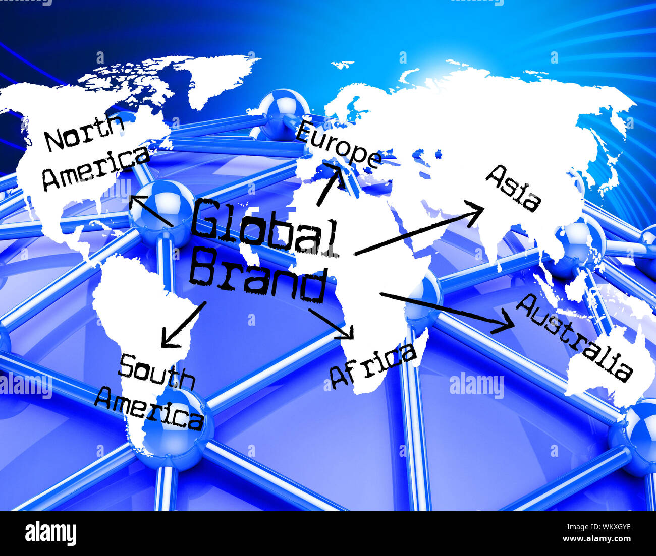 Trademark globe hi-res stock photography and images - Alamy