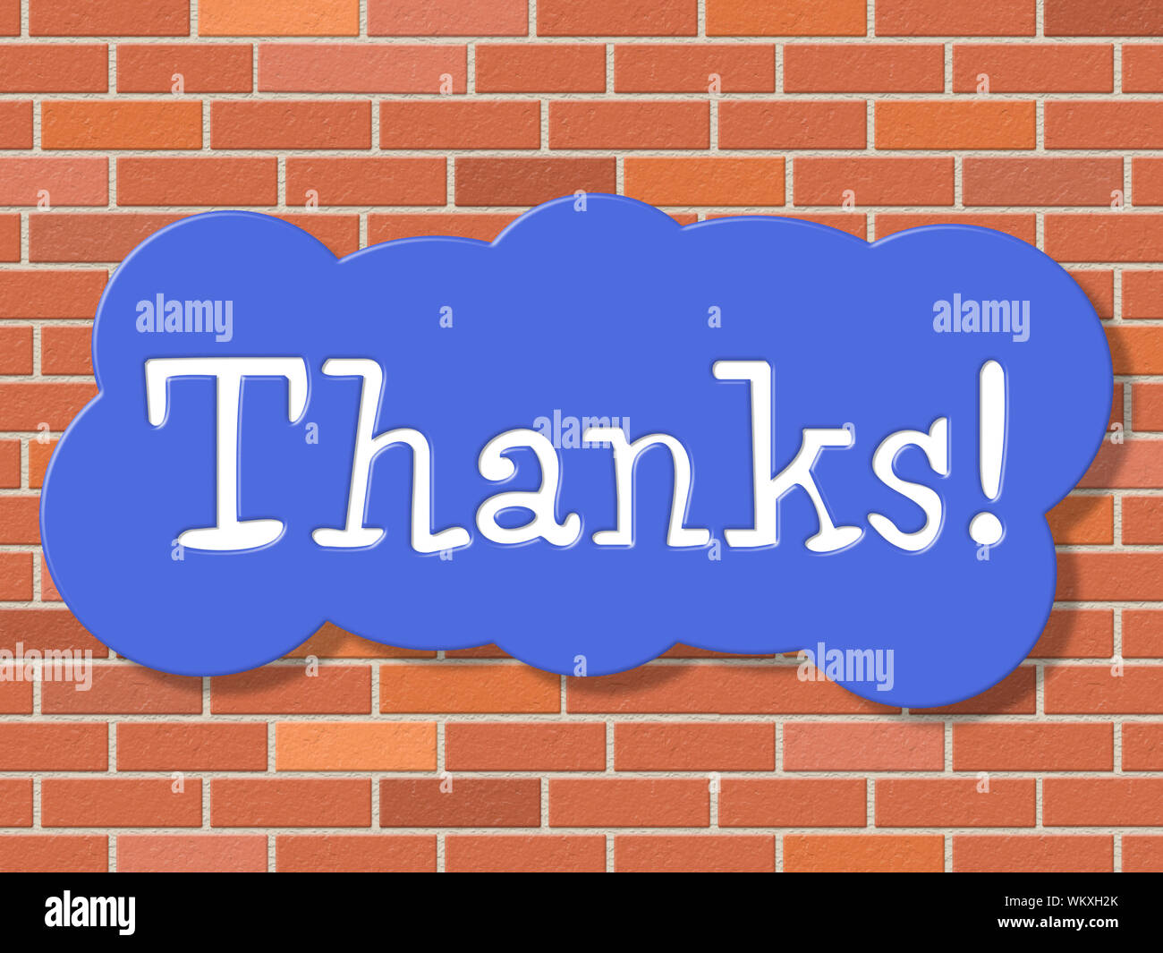 Sign Thanks Indicating Gratitude Display And Signboard Stock Photo - Alamy