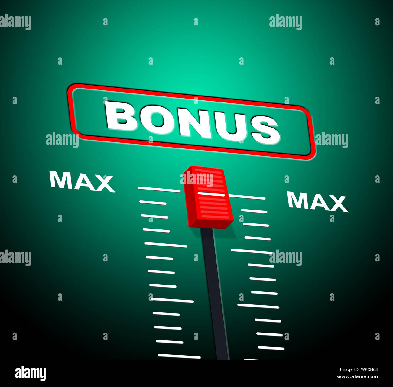 Max Bonus Meaning Upper Limit And Bonuses Stock Photo - Alamy