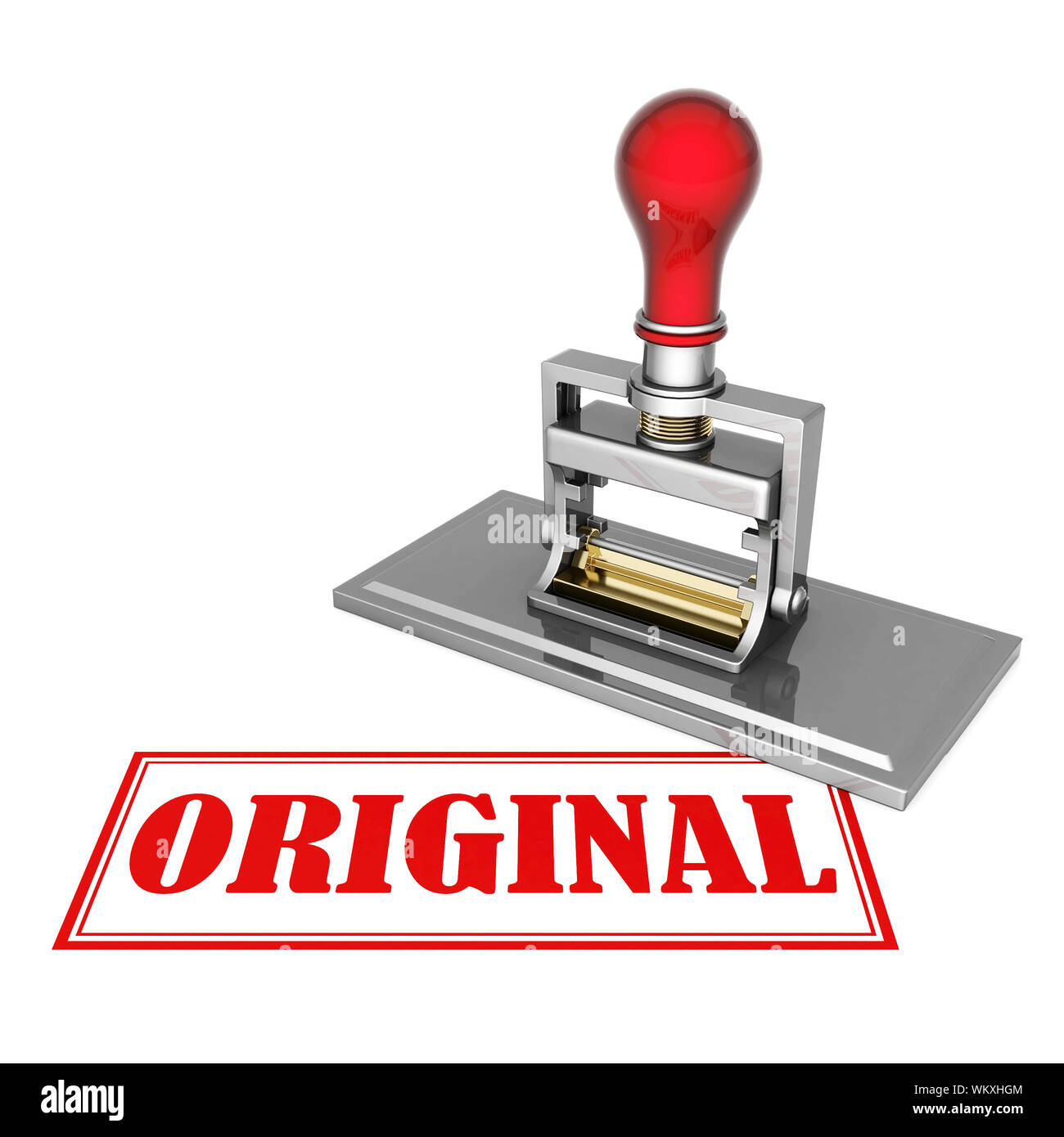 original beautiful stamp isolated on white background Stock Photo - Alamy