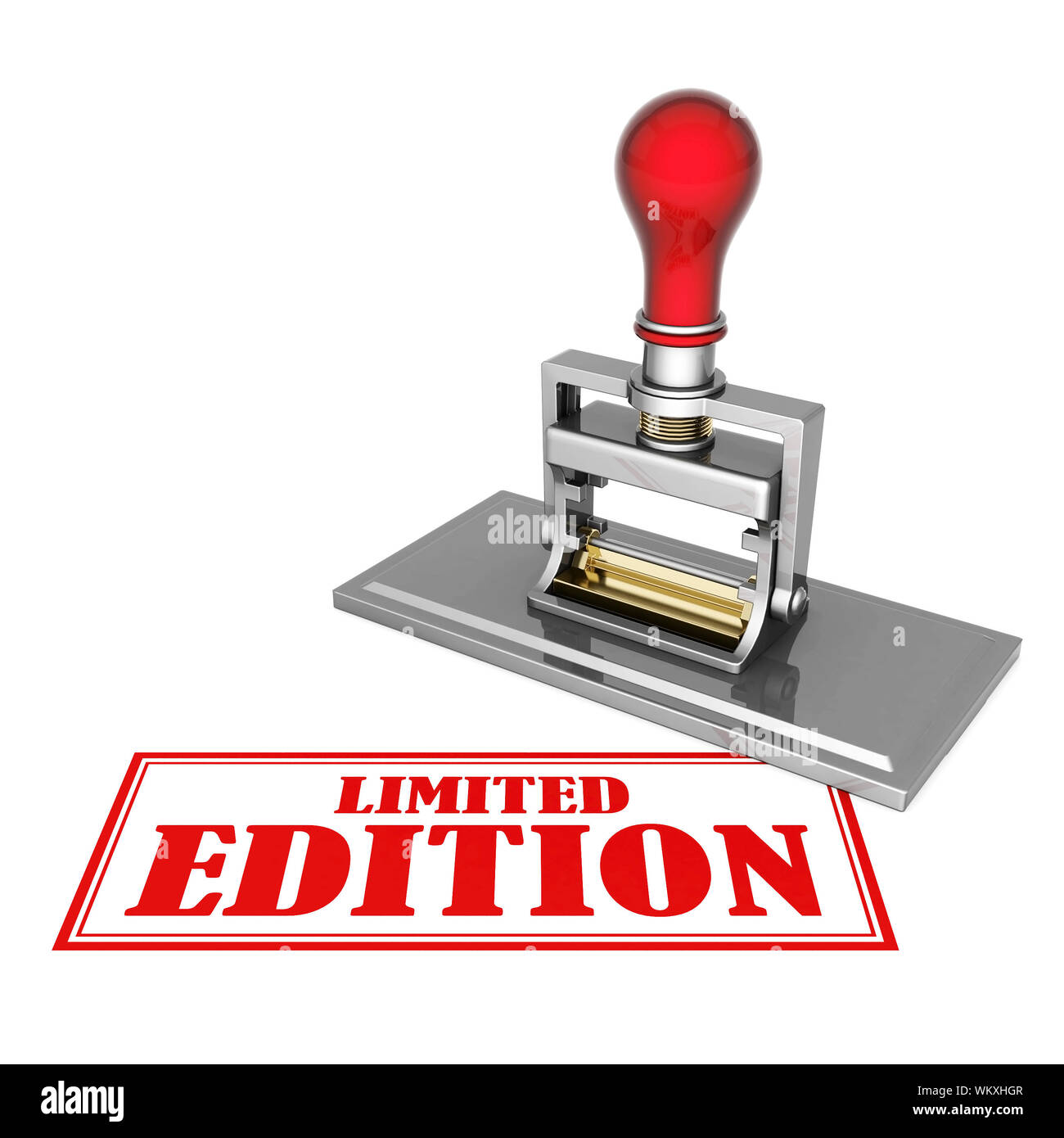 limited edition beautiful stamp isolated on white background Stock ...