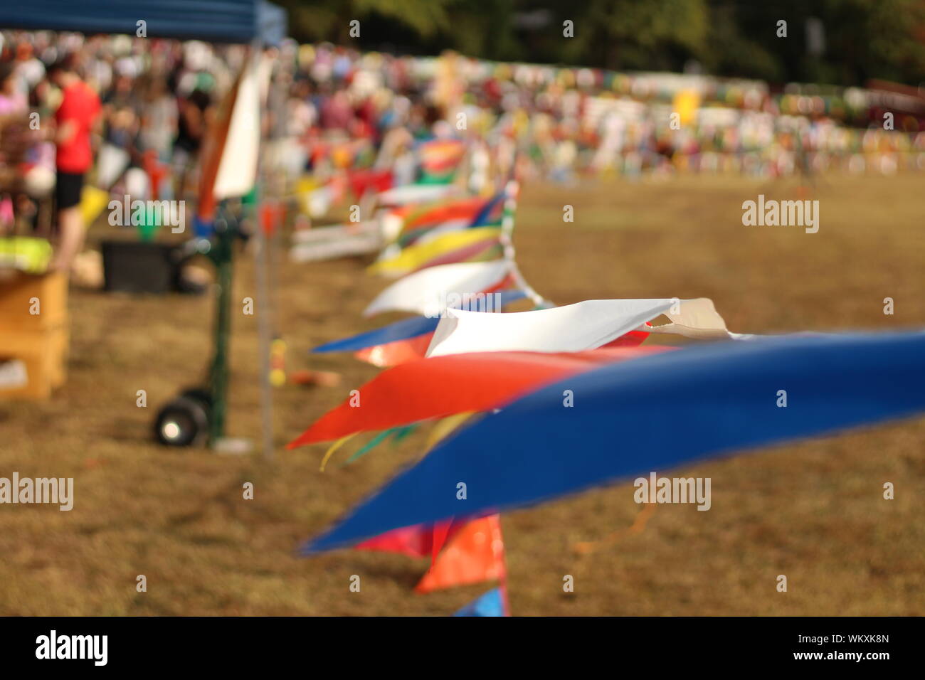 Hanging flags hi-res stock photography and images - Alamy