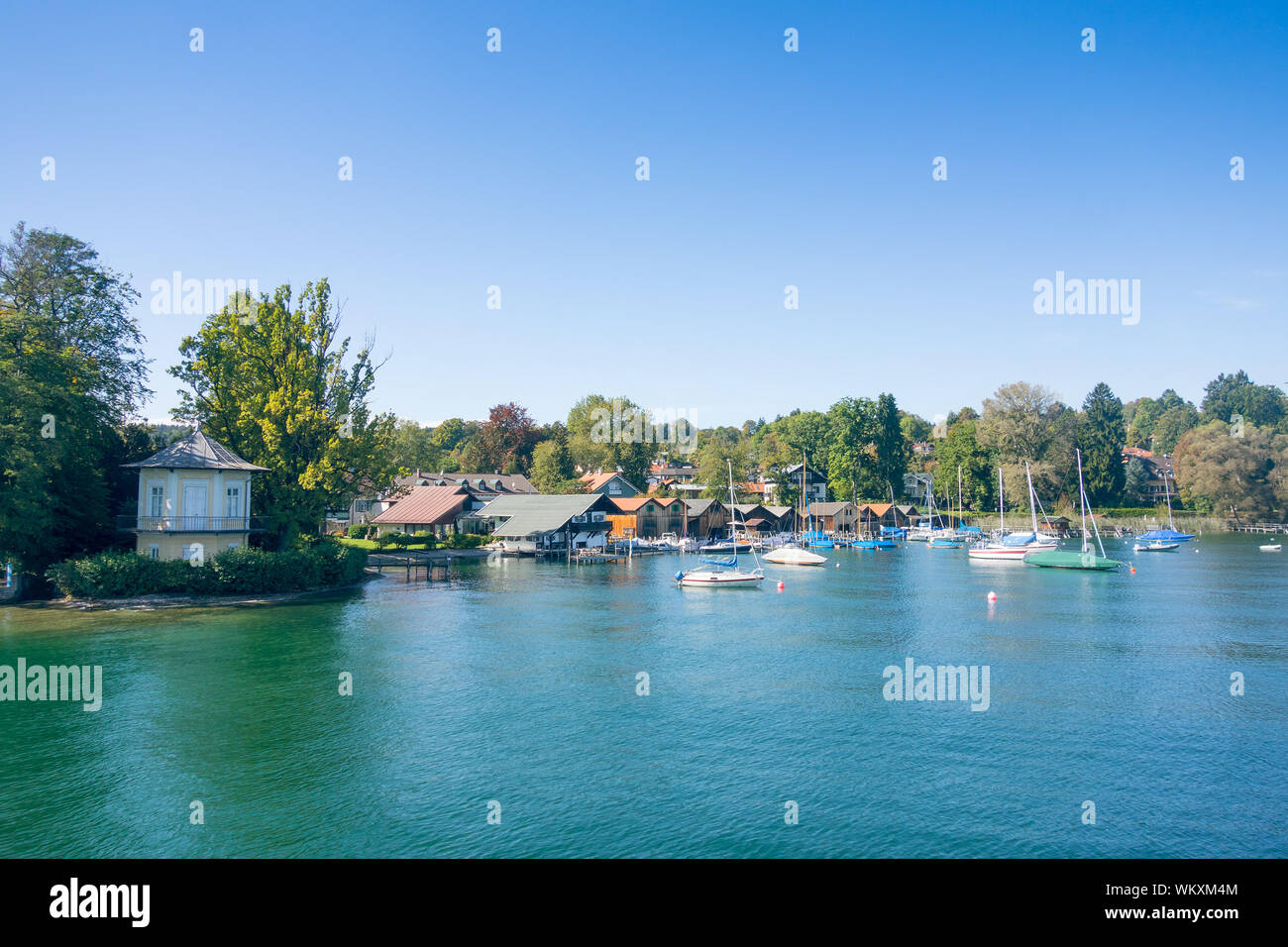 An image of the Starnberg Lake in Bavaria Germany - Tutzing Stock Photo ...