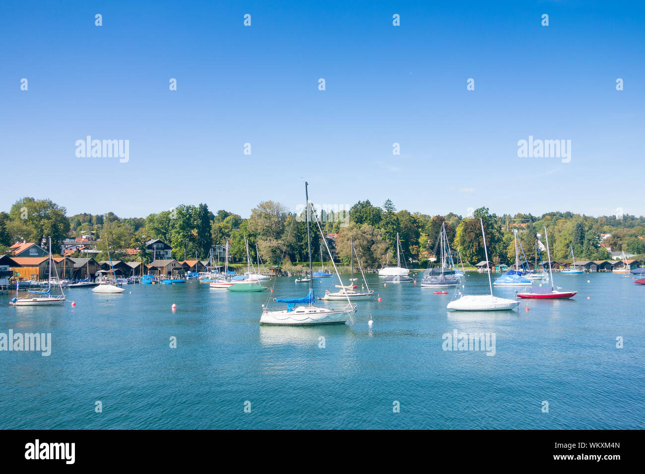 An image of the Starnberg Lake in Bavaria Germany - Tutzing Stock Photo ...