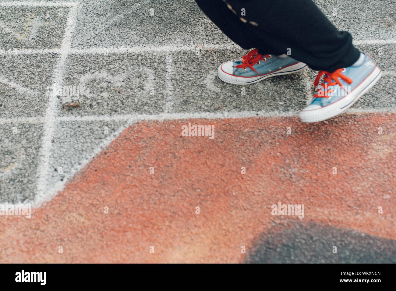 Jumping hopscotch hi-res stock photography and images - Alamy