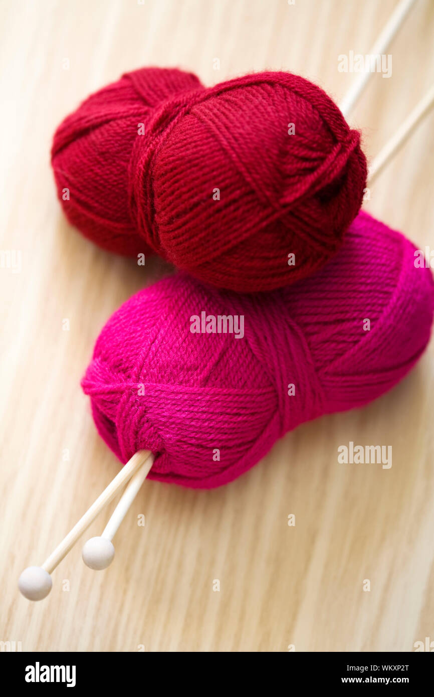 Still life of colored rolls of yarn Stock Photo - Alamy
