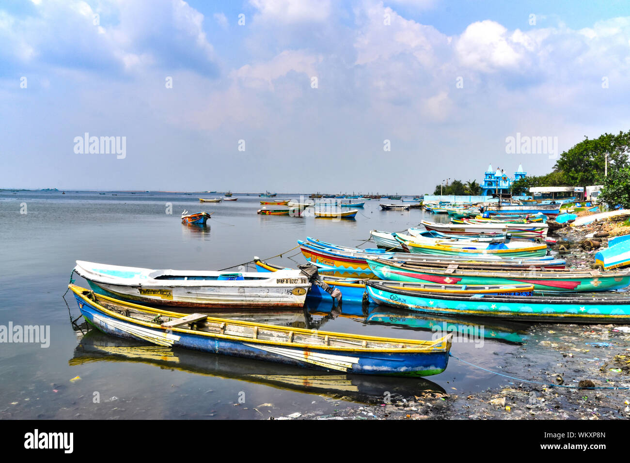 Fishing Boats, Jaffna Fishing Port, Jaffna, Sri Lanka Stock Photo - Alamy