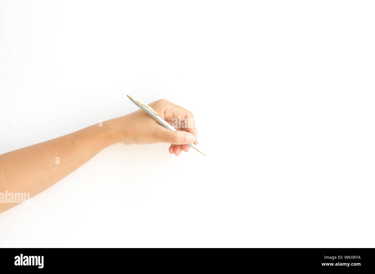 Hand handwriting Cut Out Stock Images & Pictures - Alamy