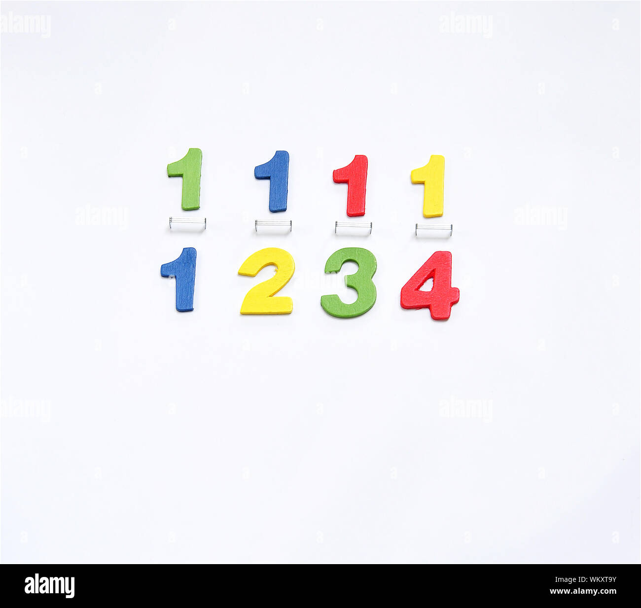 Colorful numbers hi-res stock photography and images - Alamy