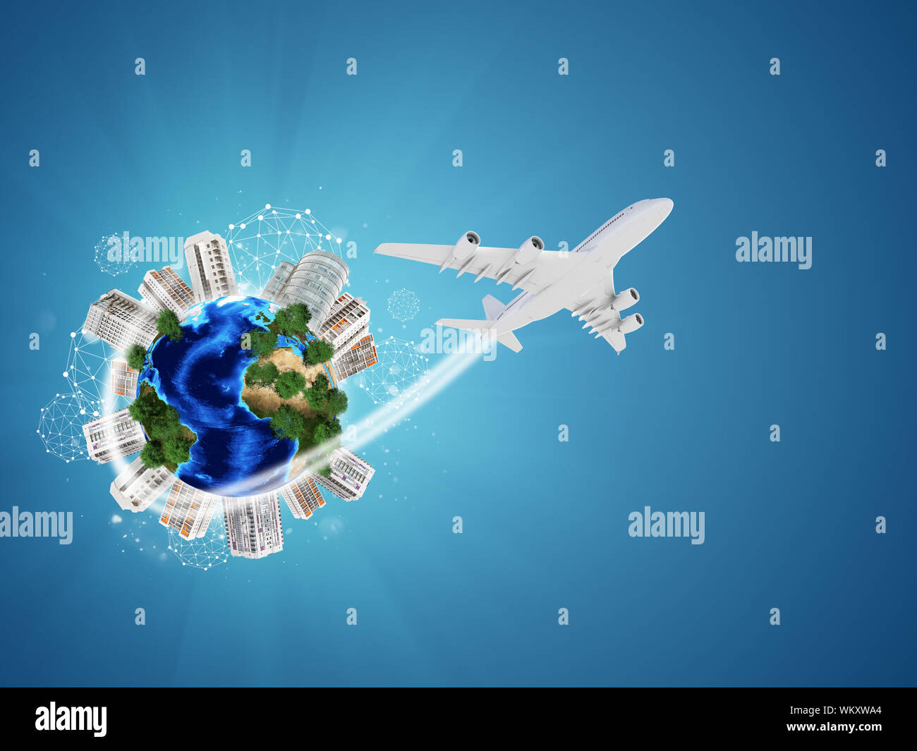Land icons of the globe hi-res stock photography and images - Alamy