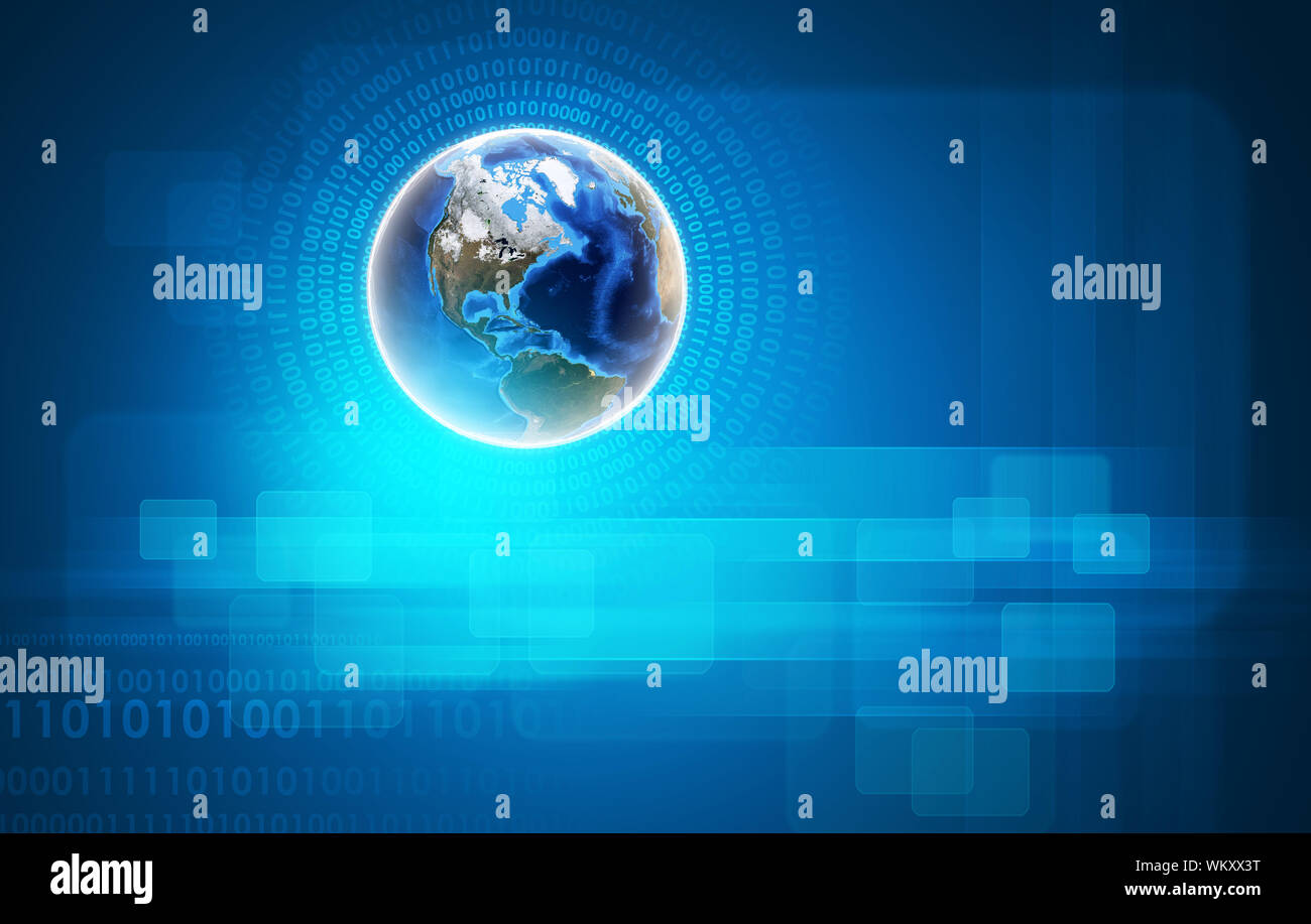 Earth with figures and transparent rectangles. Element of this image ...