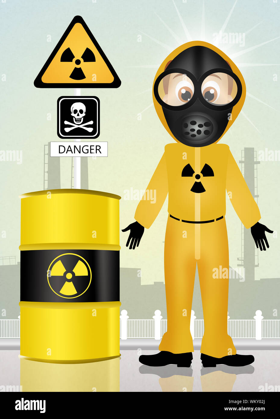 Radiation hazard risk Stock Photo - Alamy