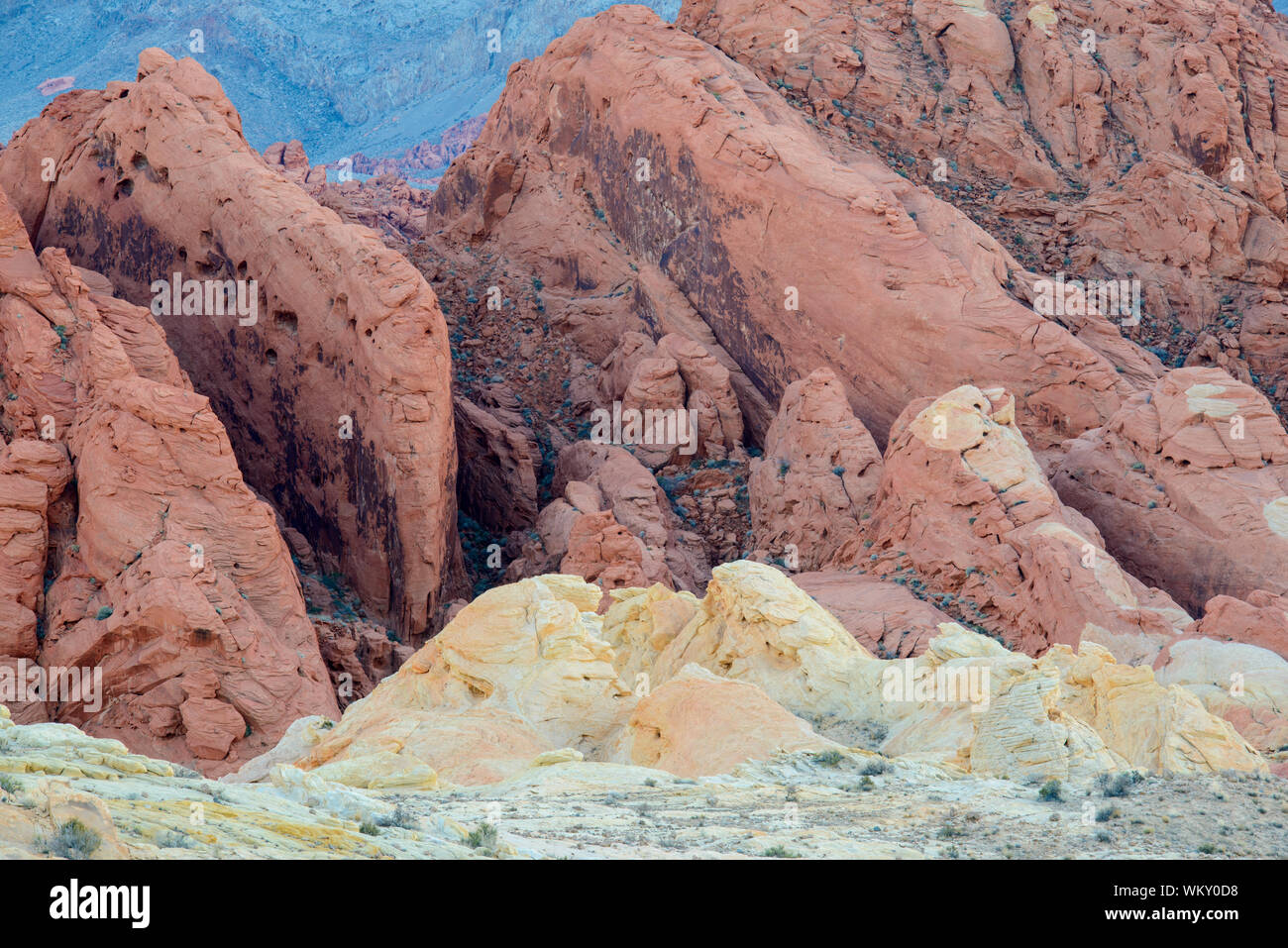Fire Canyon, Valley of Fire State Park, Nevada, USA Stock Photo - Alamy