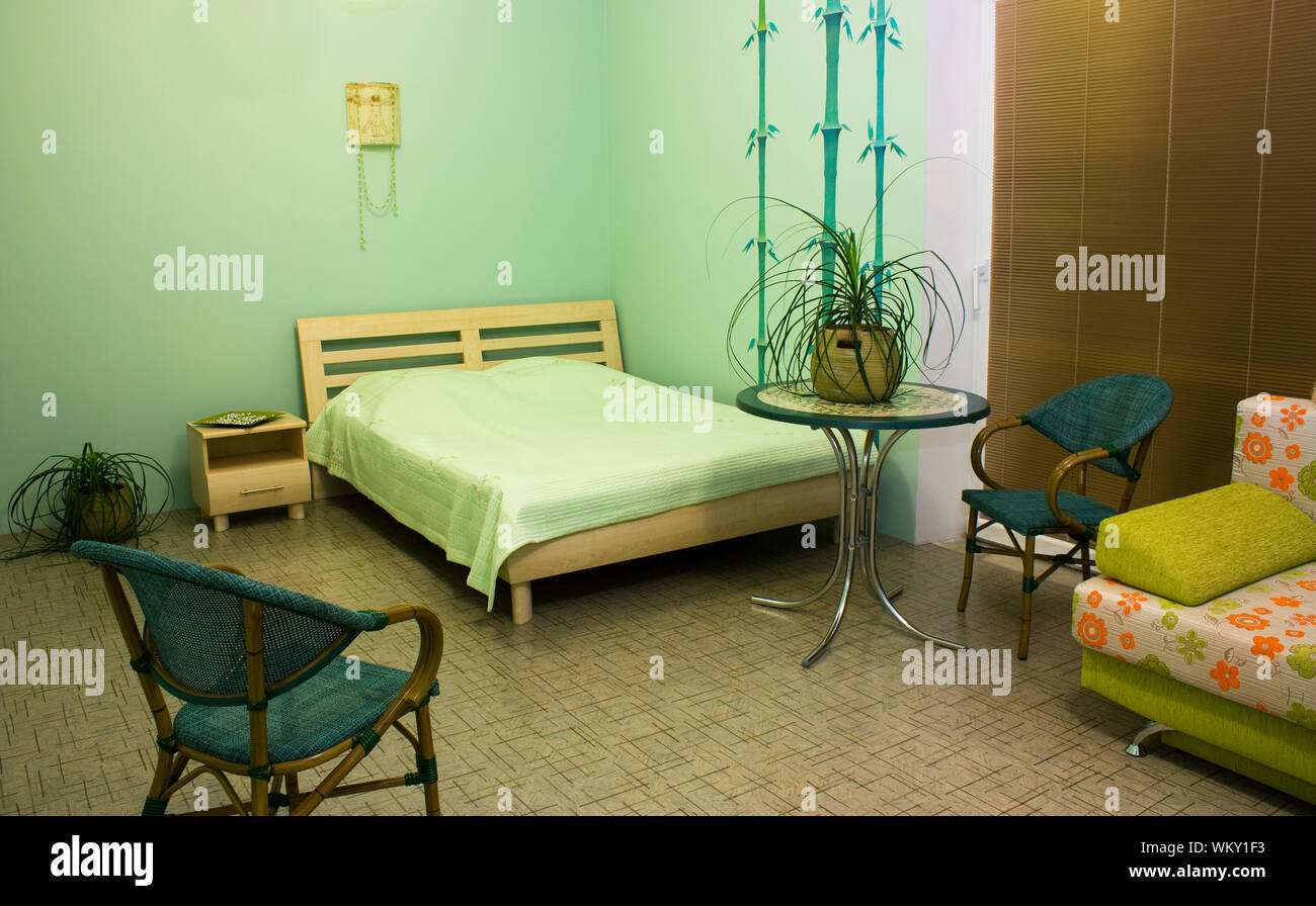 hotel room with good living conditions Stock Photo - Alamy