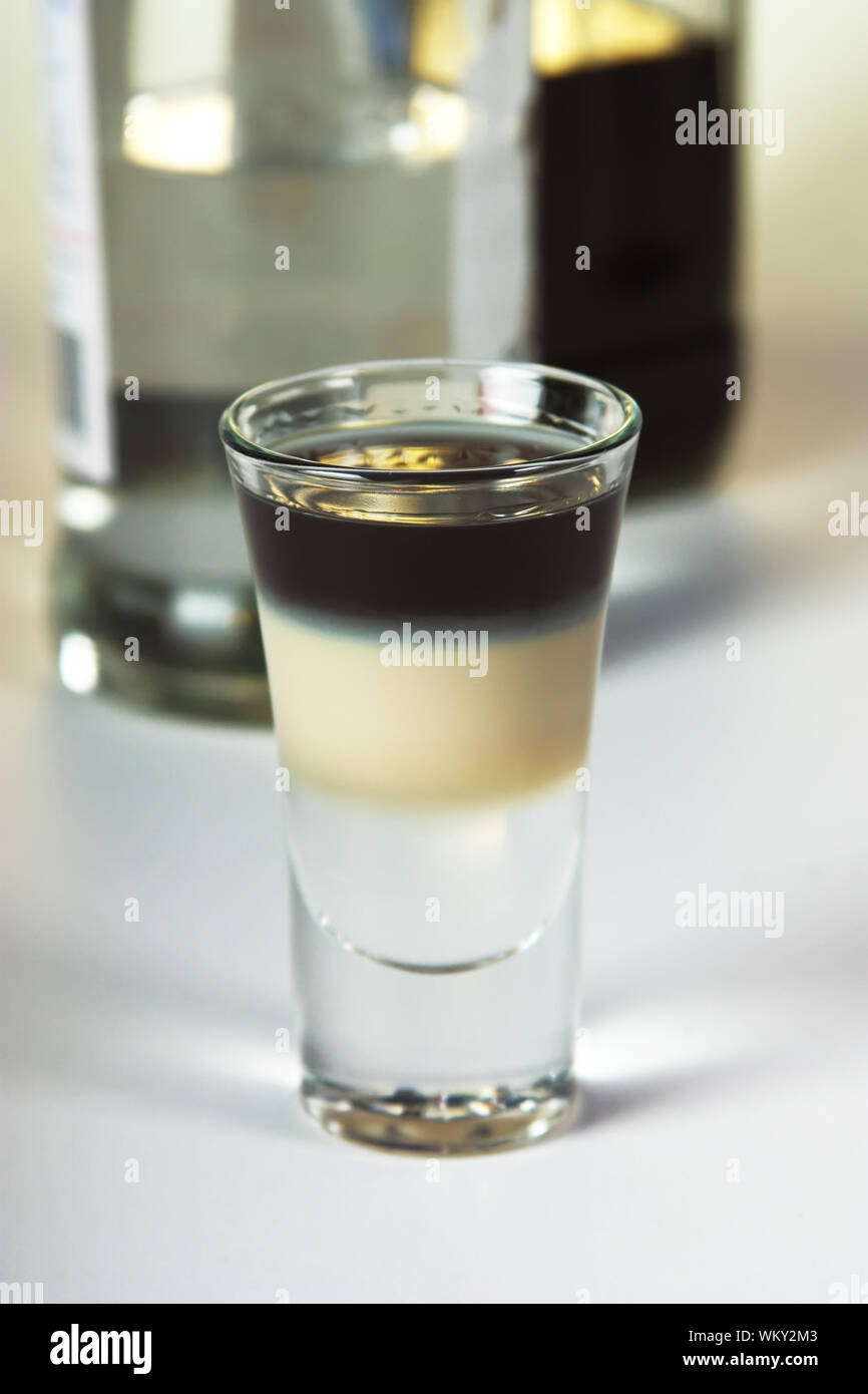 cocktail of vodka and liqueur Stock Photo - Alamy